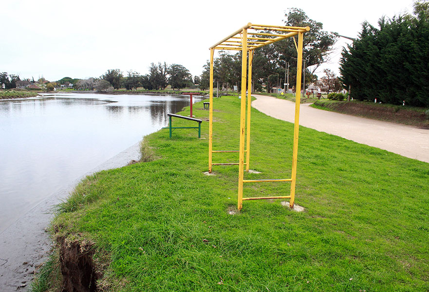 La erosión avanza en la ribera del río – Ecos Diarios Necochea