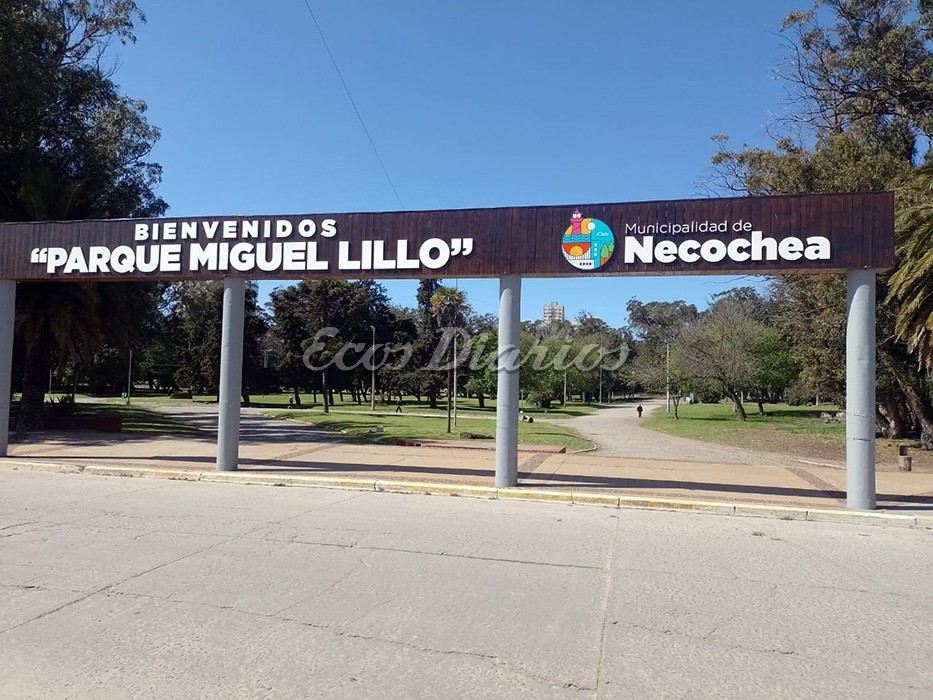 Mejoras en zona central del parque Miguel Lillo – Ecos Diarios Necochea