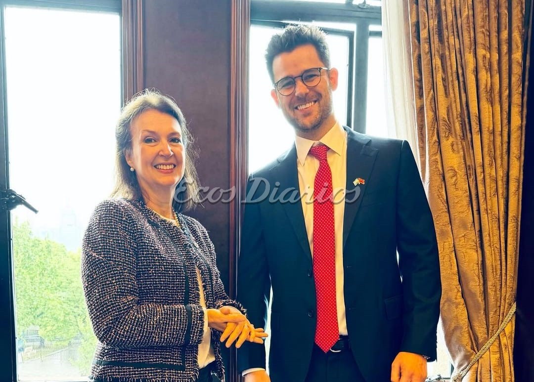 Tomás Fuentes Benítez se reunió con la canciller Diana Mondino – Ecos ...
