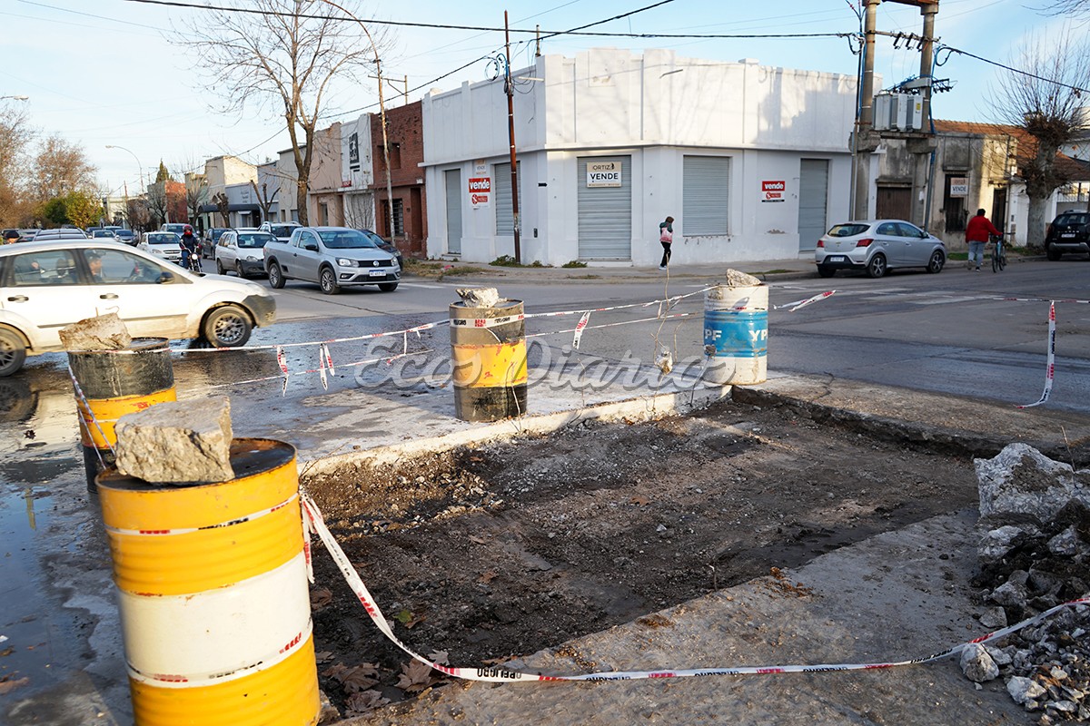 Arreglos del pavimento en el cruce de calles 54 y 63 – Ecos Diarios ...