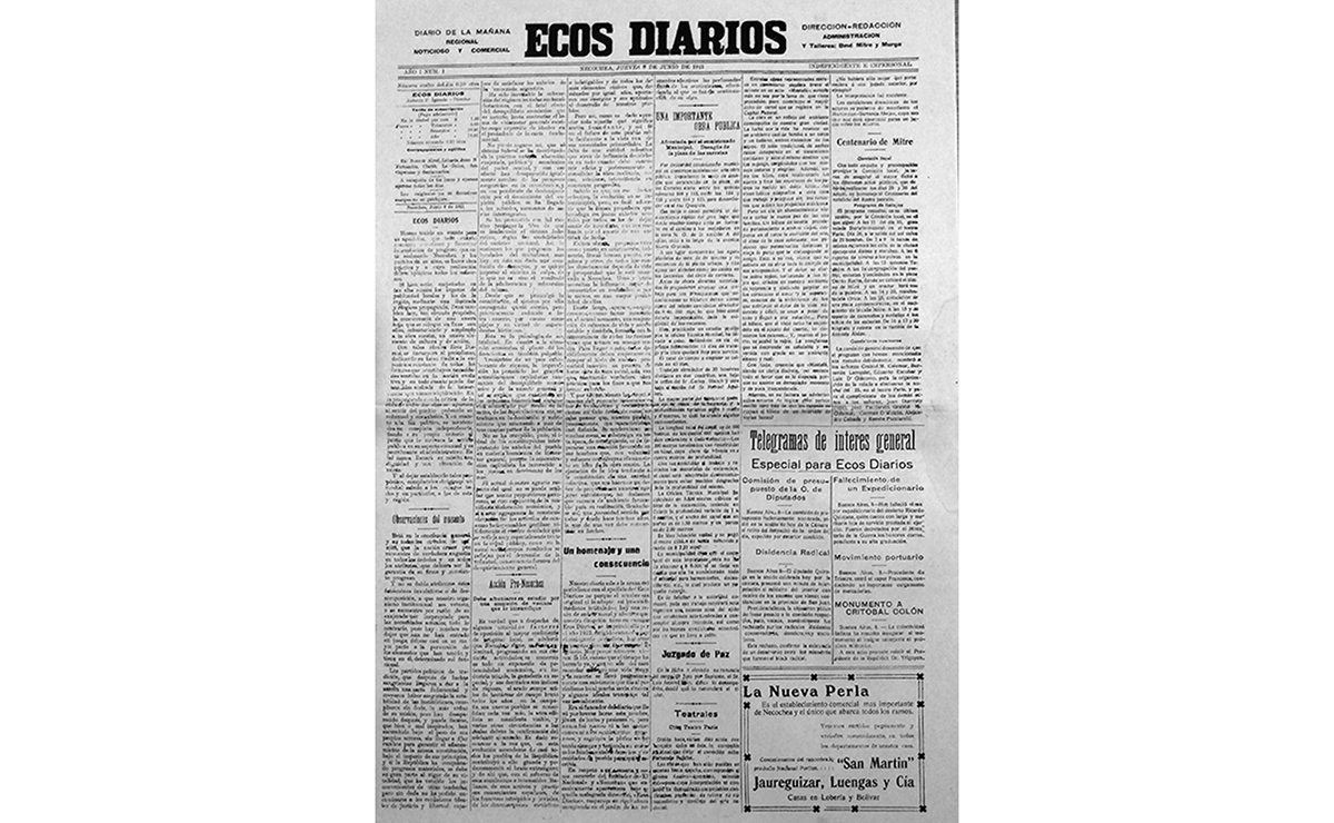 Ecos Diarios, 103 años de constante evolución – Ecos Diarios Necochea