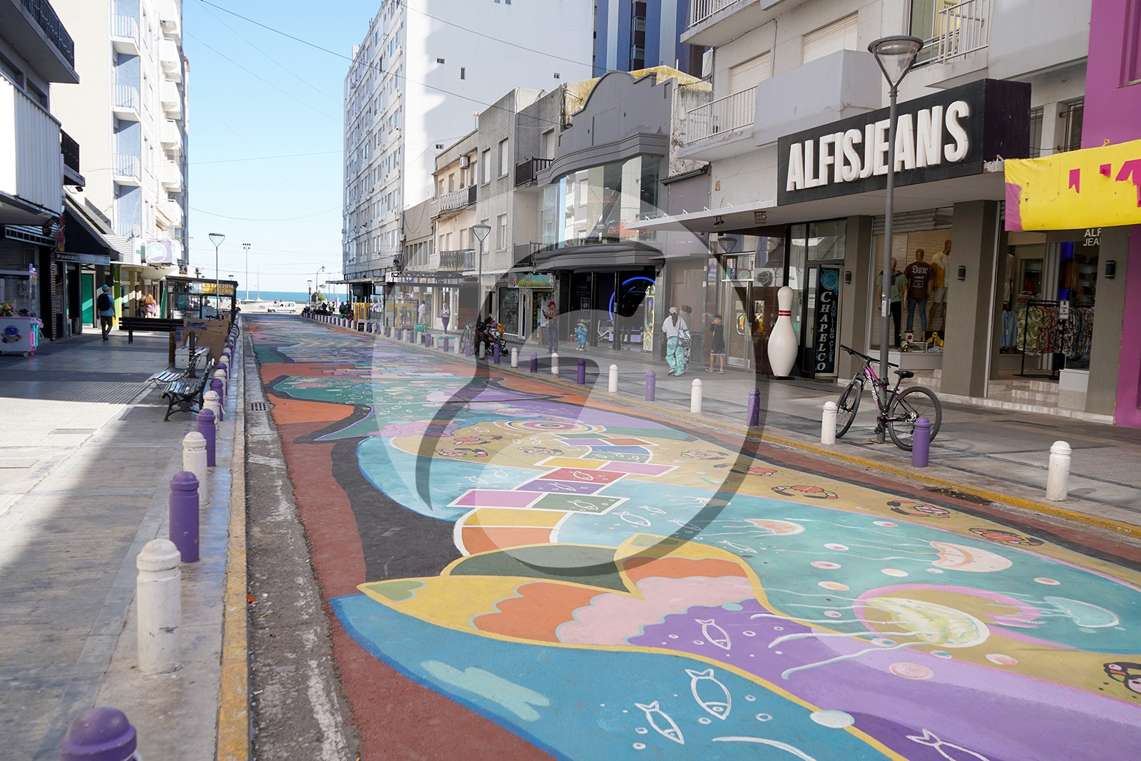 Se completó el pintado del nuevo mural en la 83 y esperan su ...