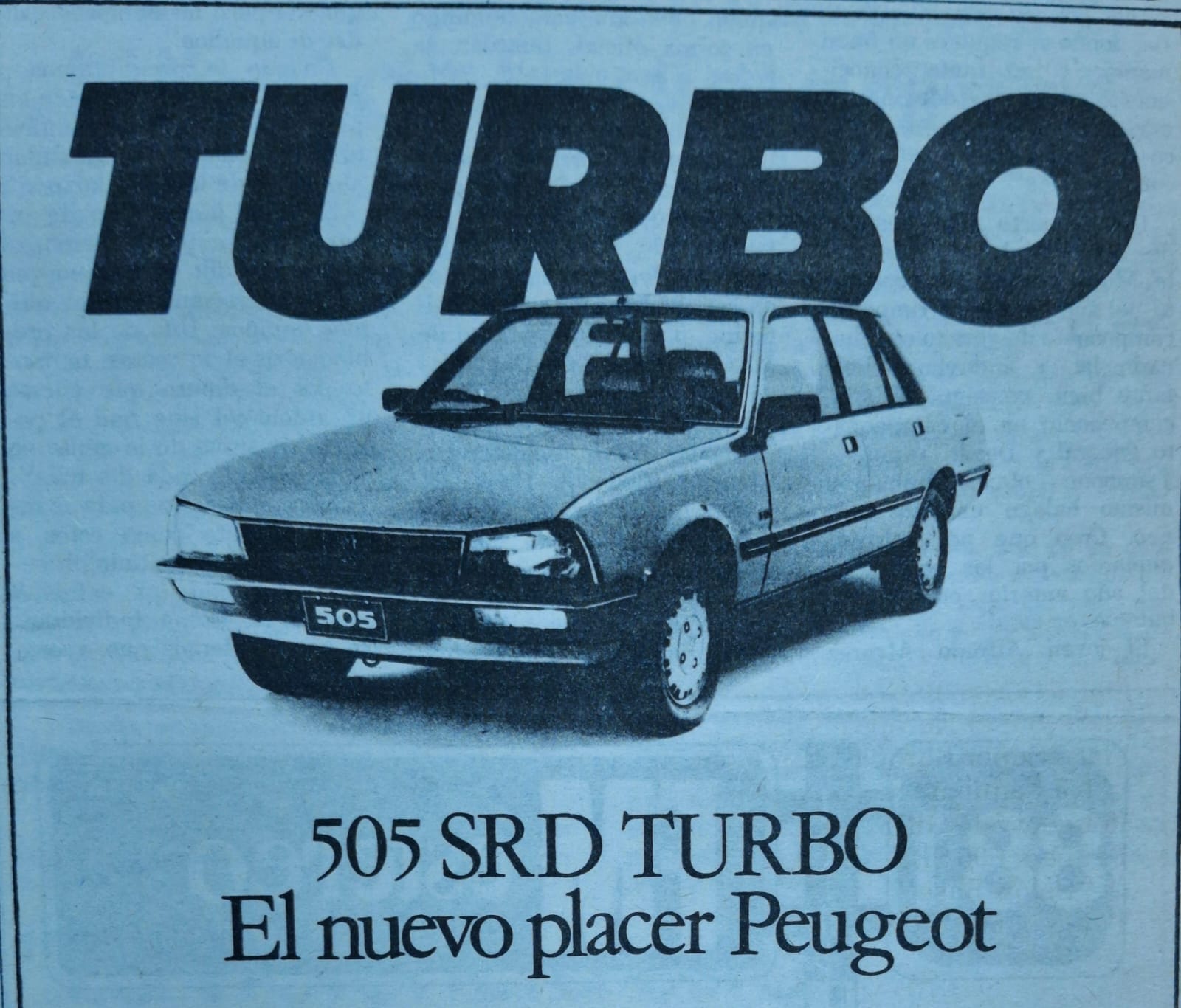 Hace 40 años, se presentaba en Necochea el Peugeot 505 Turbo – Ecos ...