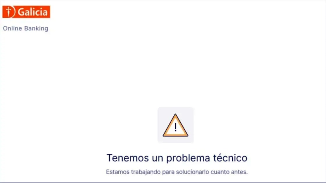 Qué pasó con Banco Galicia y cuándo vuelven a operar las aplicaciones y ...